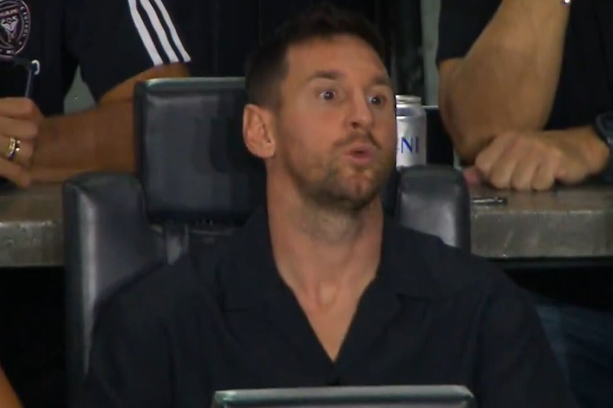 La noche más triste de Messi: sus rostros a lo largo de la derrota del ...