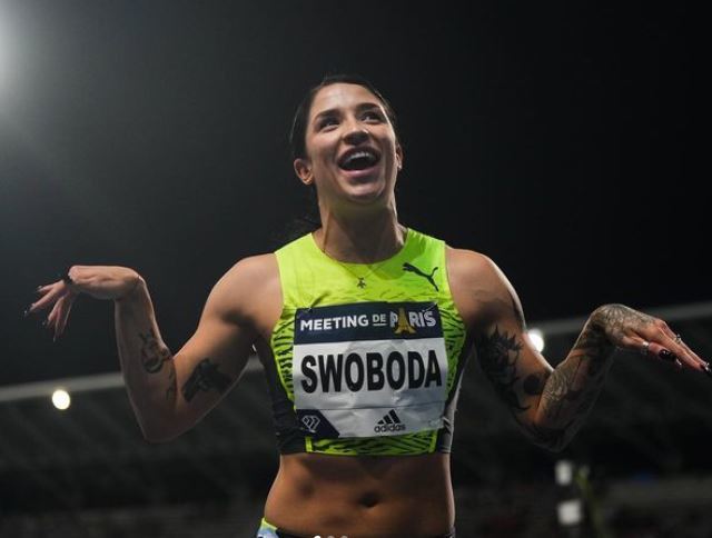 La atleta polaca acaparó la atención de la... | MARCA Usa