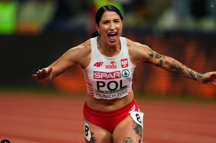La atleta polaca acaparó la atención de la... | MARCA Usa