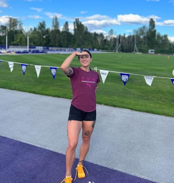 La atleta polaca acaparó la atención de la... | MARCA Usa